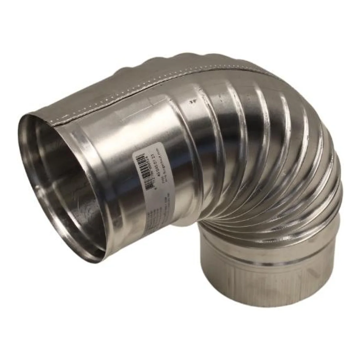 Dunwandig Aluminium Bocht 110mm 90 graden | Jan Wit