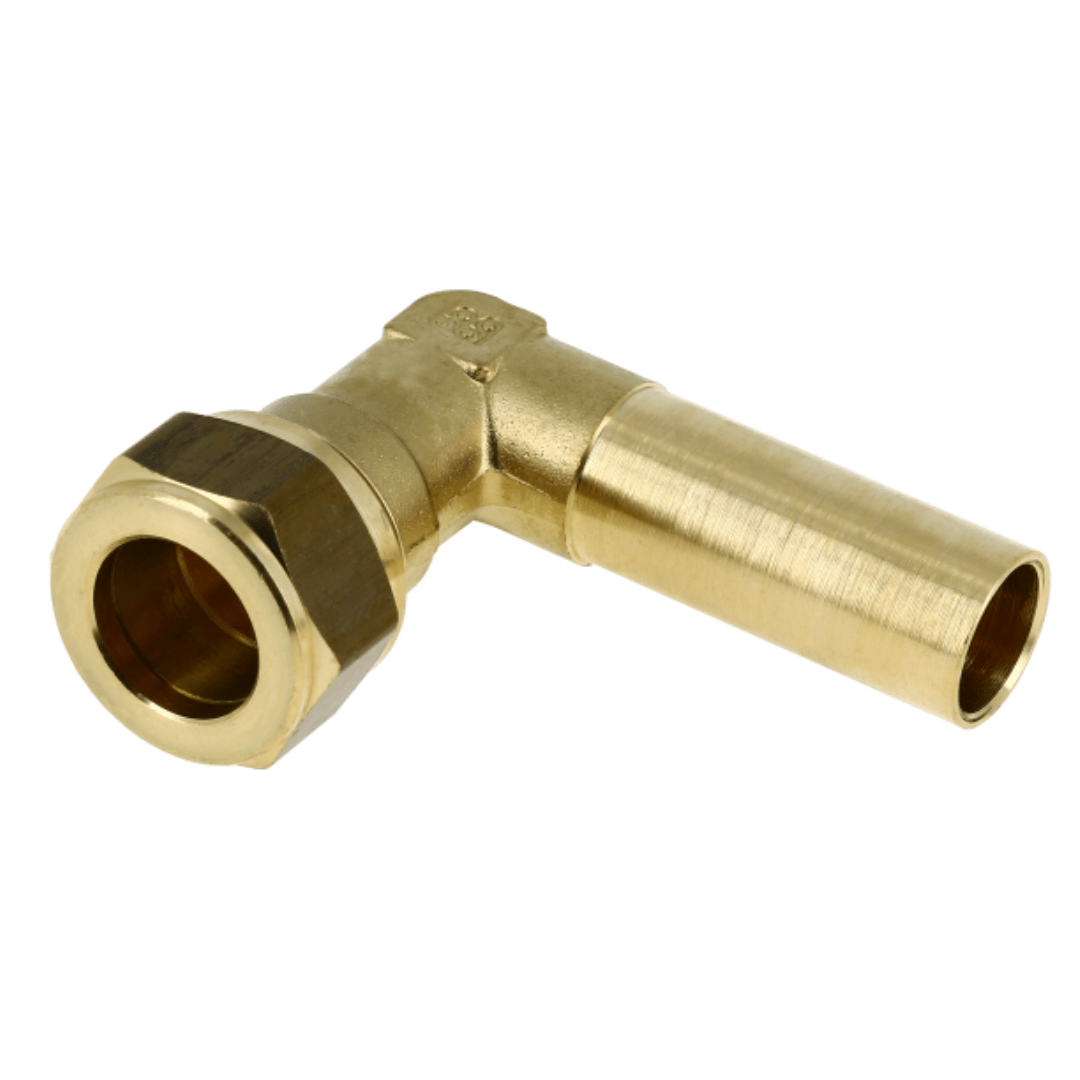 BONFIX Knel messing inschuifkniekoppeling 15 x 15 mm | Jan Wit