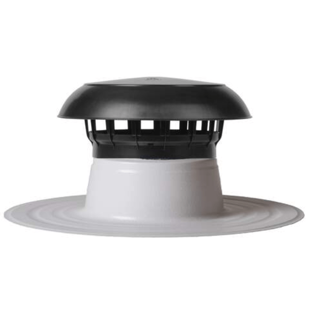 Vent-Alu 2000 EW ontluchting PP kap 200 met PVC | Jan Wit