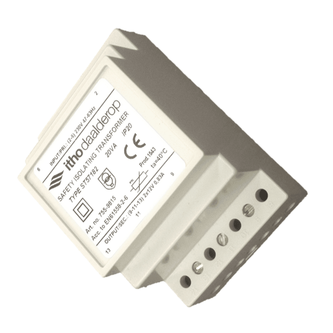 Trafo 24VAC 20VA, voor BaseFlow Hoogbouw | Jan Wit